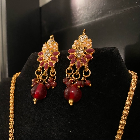Salwar Kameez | Jewelry | Indian Pakistani Gold Necklace Set | Poshmark